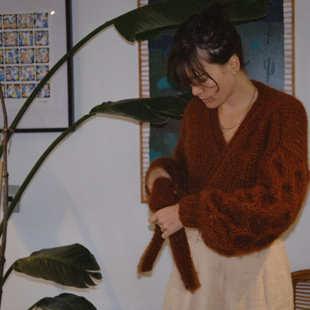 Wrap Around Cardigan Knitting Pattern | Monday Journal – mondayjournal